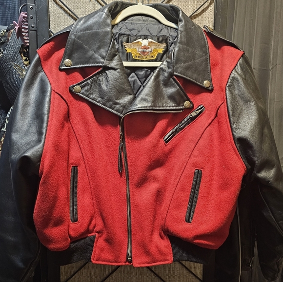 Harley-Davidson | Jackets & Coats | Harley Davidson Motto Leather ...